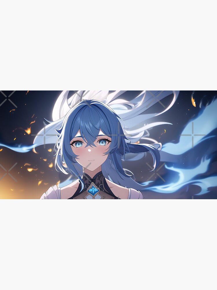 "Eula Genshin Impact" Sticker for Sale by jieunanime | Redbubble