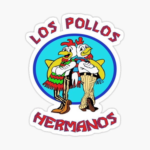 "Los Pollos Hermanos" Sticker for Sale by alloutshirts | Redbubble