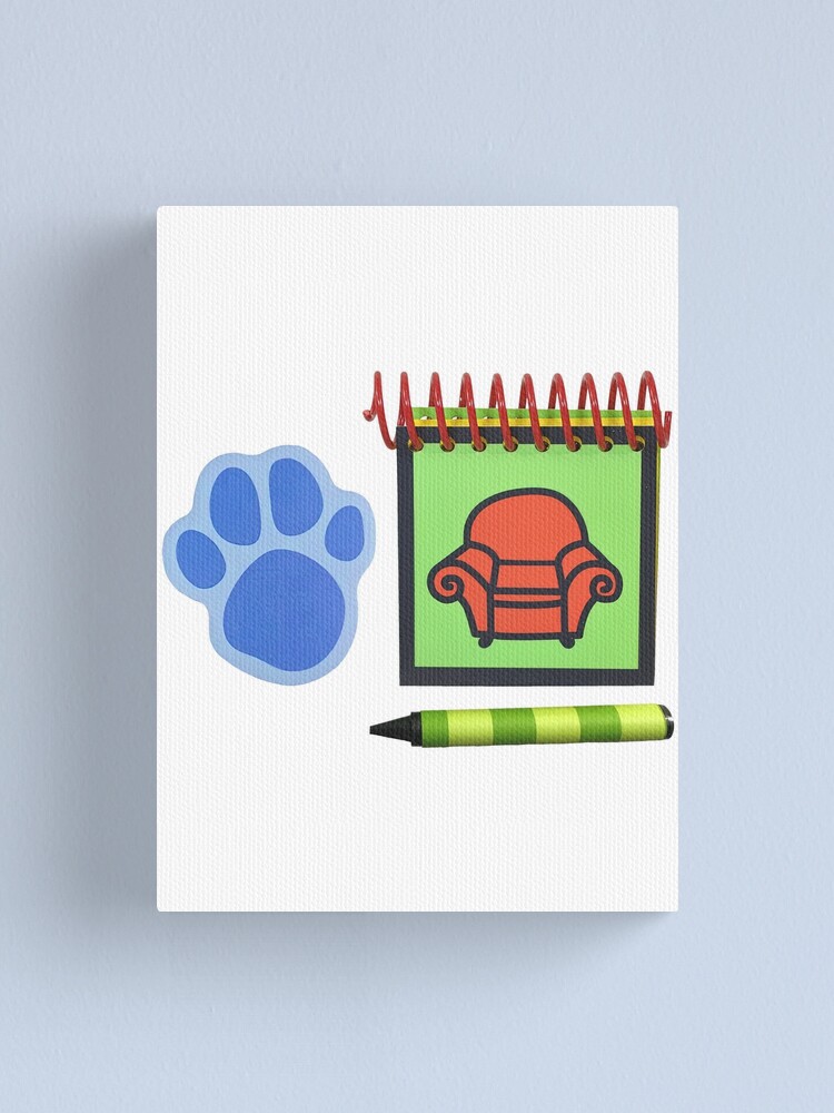 "Blue Clues Handy Dandy Notebook" Canvas Print for Sale by ...