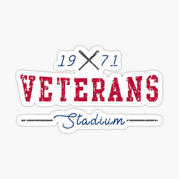 "Veterans Stadium" Sticker for Sale by HomePlateCreate | Redbubble