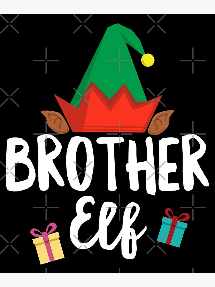 "Brother Elf Melanin Christmas African American Elf Matching Family ...
