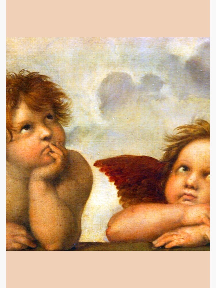 "Angels Cherubs Raphael Santi Sistine Madonna Sweet" Spiral Notebook by ...