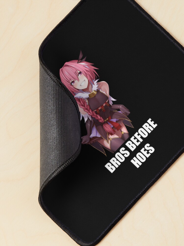 "Astolfo Bros Before Hoes Trap Meme" Mouse Pad for Sale by AtsuiApparelll | Redbubble