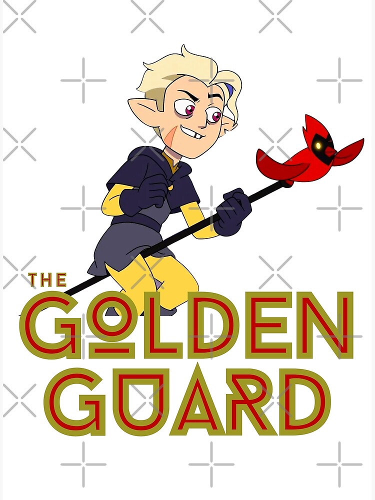 "Hunter The Owl House Golden Guard" Art Print for Sale by Denel-Arts ...