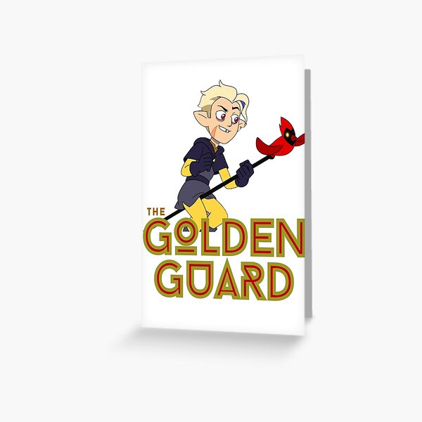 "Hunter The Owl House Golden Guard" Greeting Card for Sale by Denel ...