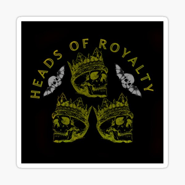 "Heads of Royalty " Sticker for Sale by GlobalPoetry | Redbubble