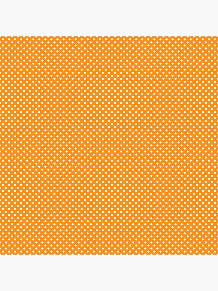 "Orange White Polka Dots" Poster for Sale by junkydotcom | Redbubble