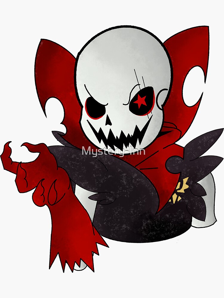 "FellSwap sans, Undertale Au" Sticker for Sale by Mystery-Inn | Redbubble