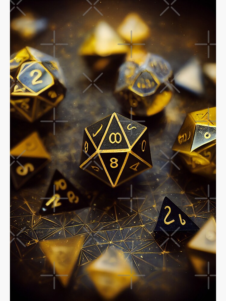 "magical dice" Sticker for Sale by MagKlodelArt | Redbubble