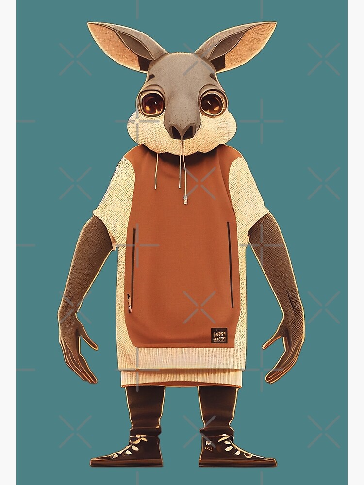 "MEET THE ROOS Kangaroo, Good Day Mate! Midjourney AI Artwork" Art ...