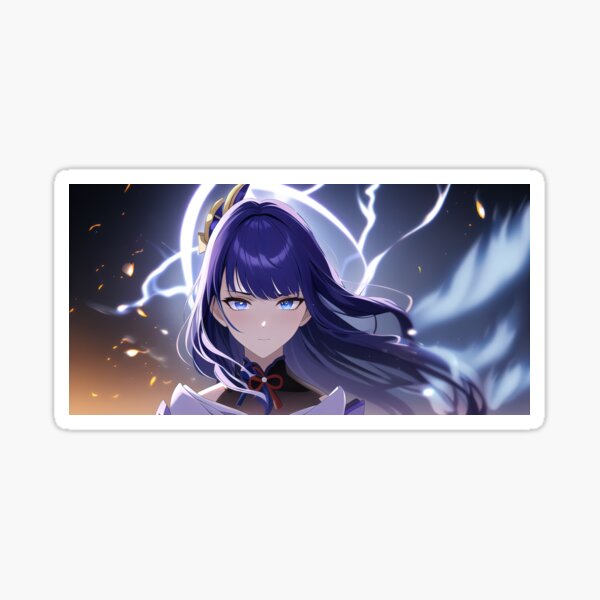 "Raiden Shogun Genshin Impact" Sticker for Sale by jieunanime | Redbubble