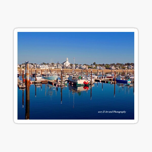 "Provincetown Harbor" Sticker for Sale by jezebel521 | Redbubble