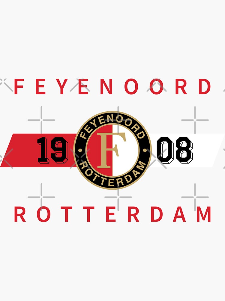 "Feyenoord EST 1908" Sticker for Sale by vintage-foot | Redbubble