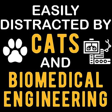 "Biomed Cat Lover Biomedical Engineering" Sticker for Sale by ...