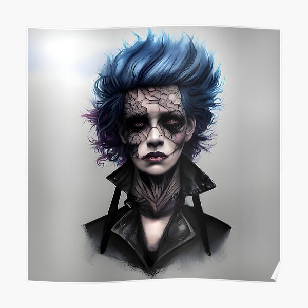 "Punk Rocker Universe No.1" Poster for Sale by TooplesArt | Redbubble