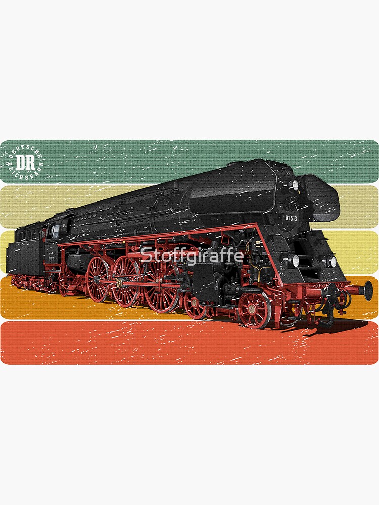 "DR class 01.5 Reko steam locomotive" Sticker for Sale by Stoffgiraffe ...