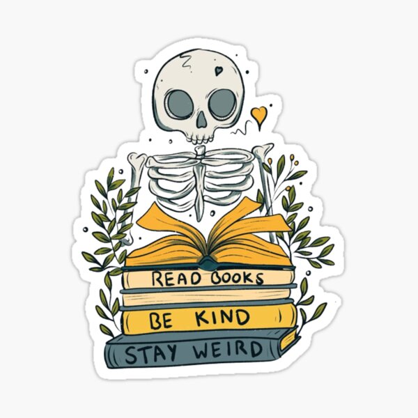 "Read books be kind stay weird" Sticker for Sale by Chic-Merch | Redbubble