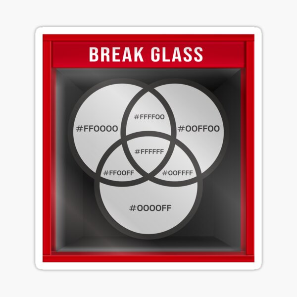 "RGB Color Palette Kit for Designers" Sticker for Sale by ...