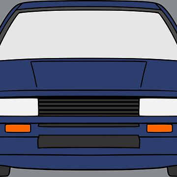 "Toyota Corolla AE86 blue color" Sticker for Sale by EdimDesign | Redbubble