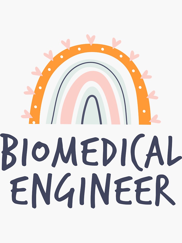 "Cutest Biomed Biomedical Engineering" Sticker for Sale by NestaReign ...