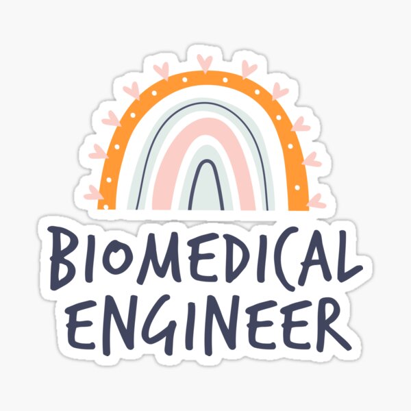 "Cutest Biomed Biomedical Engineering" Sticker for Sale by NestaReign ...