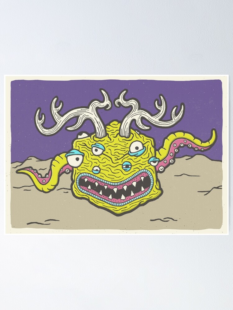 "Cube Squid by Kevin Berquist" Poster for Sale by ucodesign | Redbubble