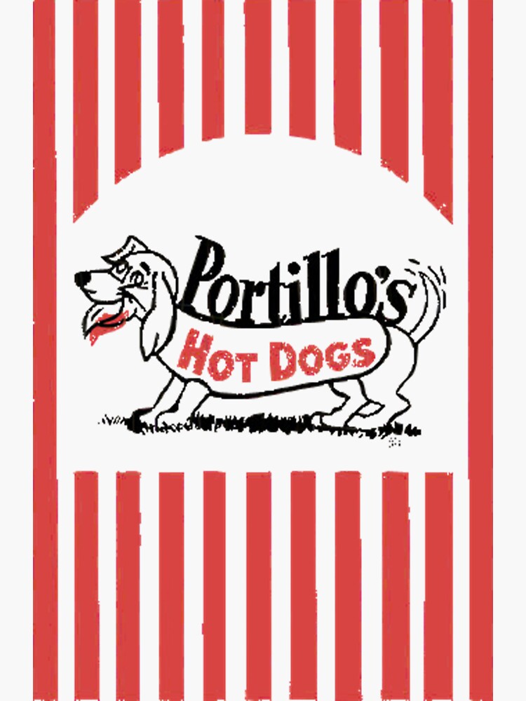 "Portillo's 02 " Sticker for Sale by JakobCronin | Redbubble