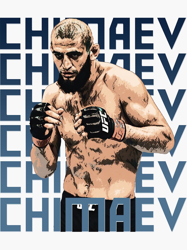 "Khamzat 'Borz' Chimaev" Sticker for Sale by EternalKombat | Redbubble