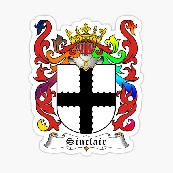 "SINCLAIR FAMILY CREST" Sticker for Sale by CathalDevlin | Redbubble