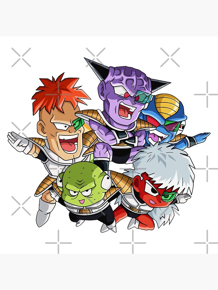 "The Ginyu Force Chibi" Poster for Sale by MalteseArtist | Redbubble