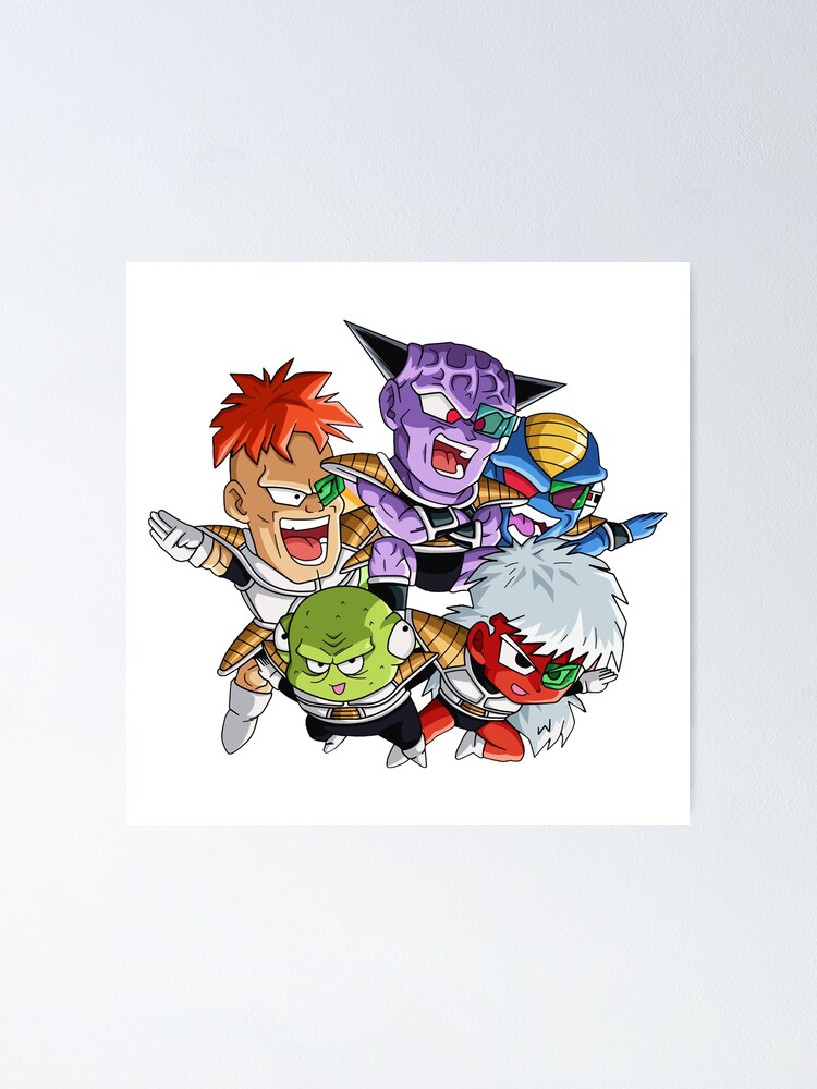 "The Ginyu Force Chibi" Poster for Sale by MalteseArtist | Redbubble