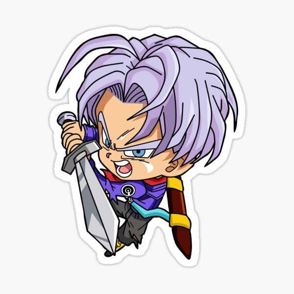 "Future Trunks Chibi" Sticker for Sale by MalteseArtist | Redbubble