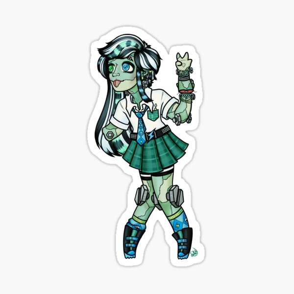 "Frankie Stein Redesign" Sticker for Sale by busy-and-tired | Redbubble