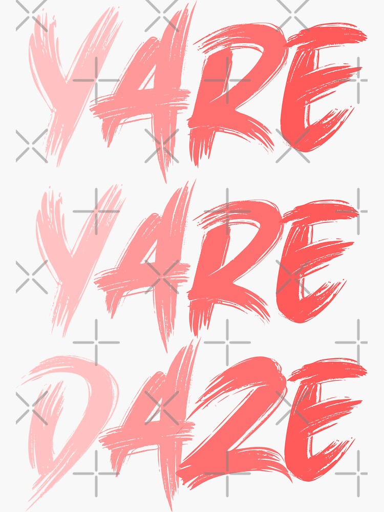 "Yare Yare Daze Jotaro" Sticker for Sale by InnaPo | Redbubble