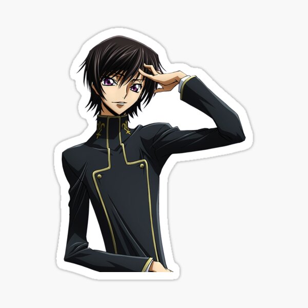 "lelouch lamperouge" Sticker for Sale by GreatsShop | Redbubble