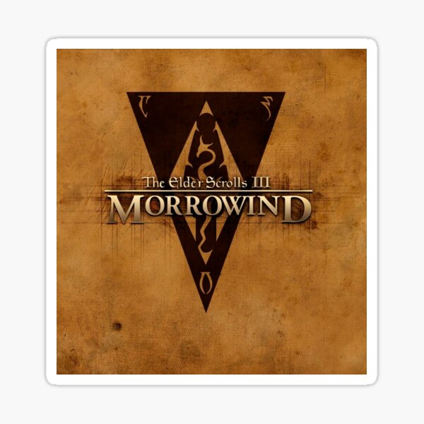 "love morrowind" Sticker for Sale by JettH | Redbubble