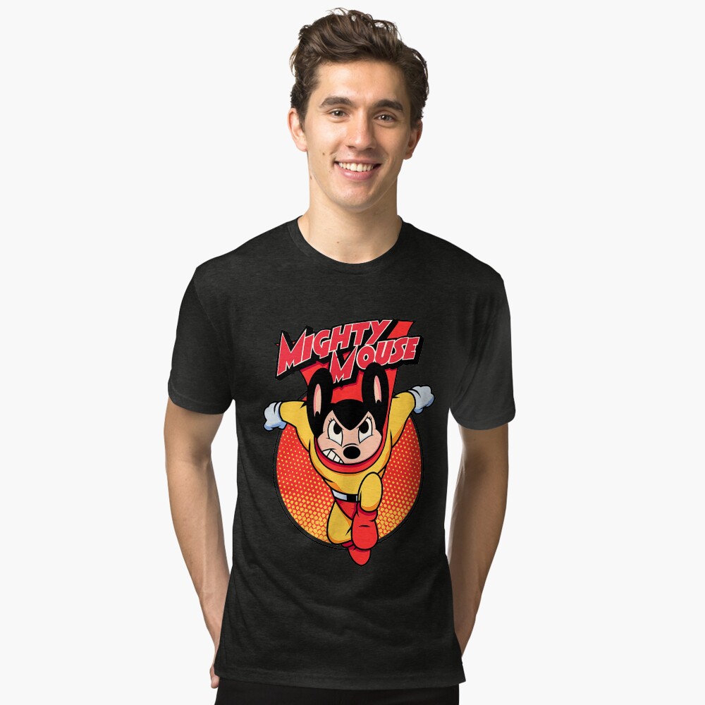 "Mighty Mouse Mighty mouse hero" Sticker for Sale by JanieMorrisd ...