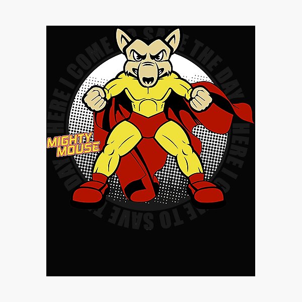 Lámina fotográfica «Ratón poderoso Ratón poderoso Ratón poderoso ...