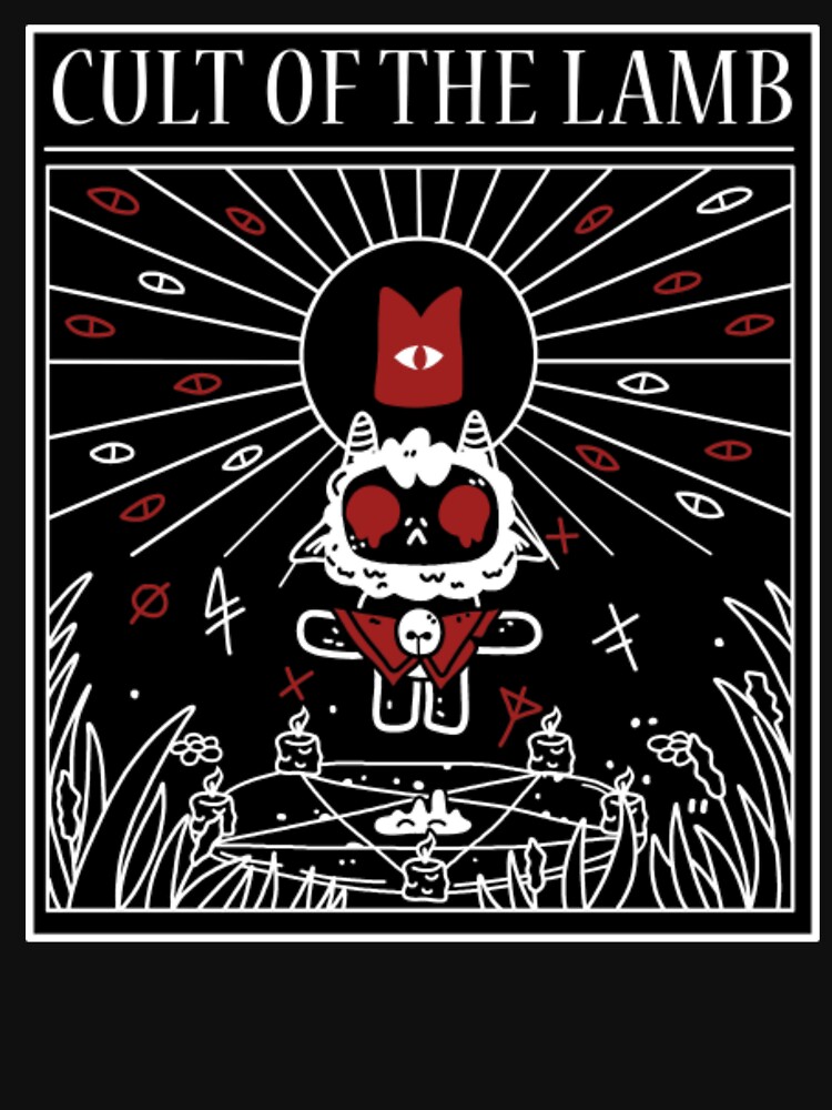 "cult of the lamb with logo" T-shirt for Sale by chocholou2023 ...