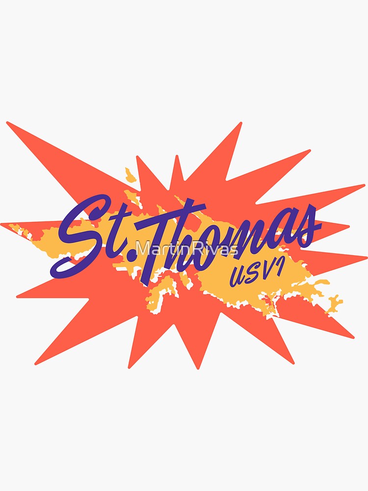 "St. Thomas USVI" Sticker for Sale by MartinRivas | Redbubble