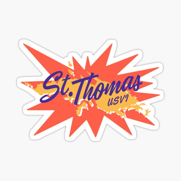 "St. Thomas USVI" Sticker for Sale by MartinRivas | Redbubble