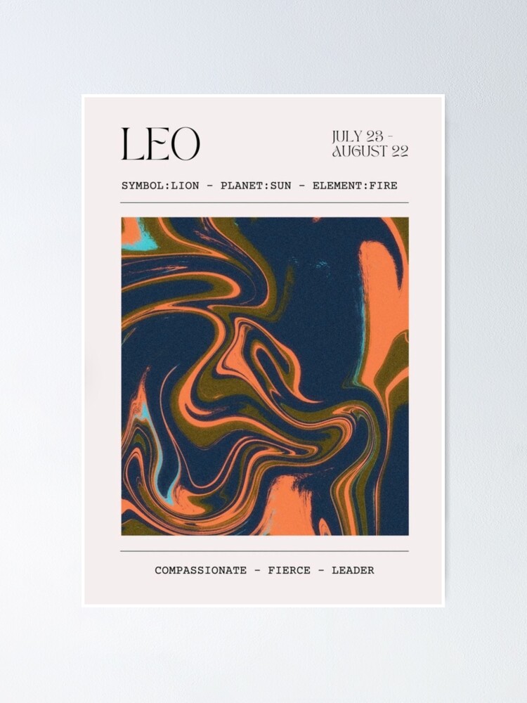 "LEO" Poster for Sale by LucienStore | Redbubble
