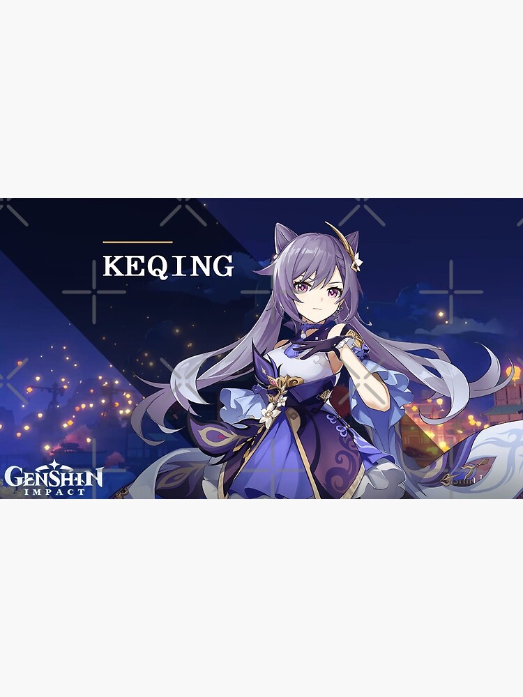"Cover Keqing Genshin Impact" Poster for Sale by genshinwaifus | Redbubble