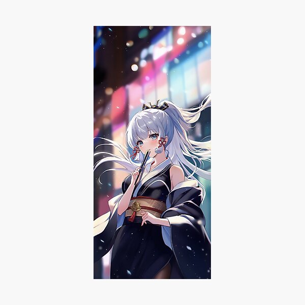 "Kimono Ayaka Kamisato Genshin Impact" Photographic Print for Sale by ...