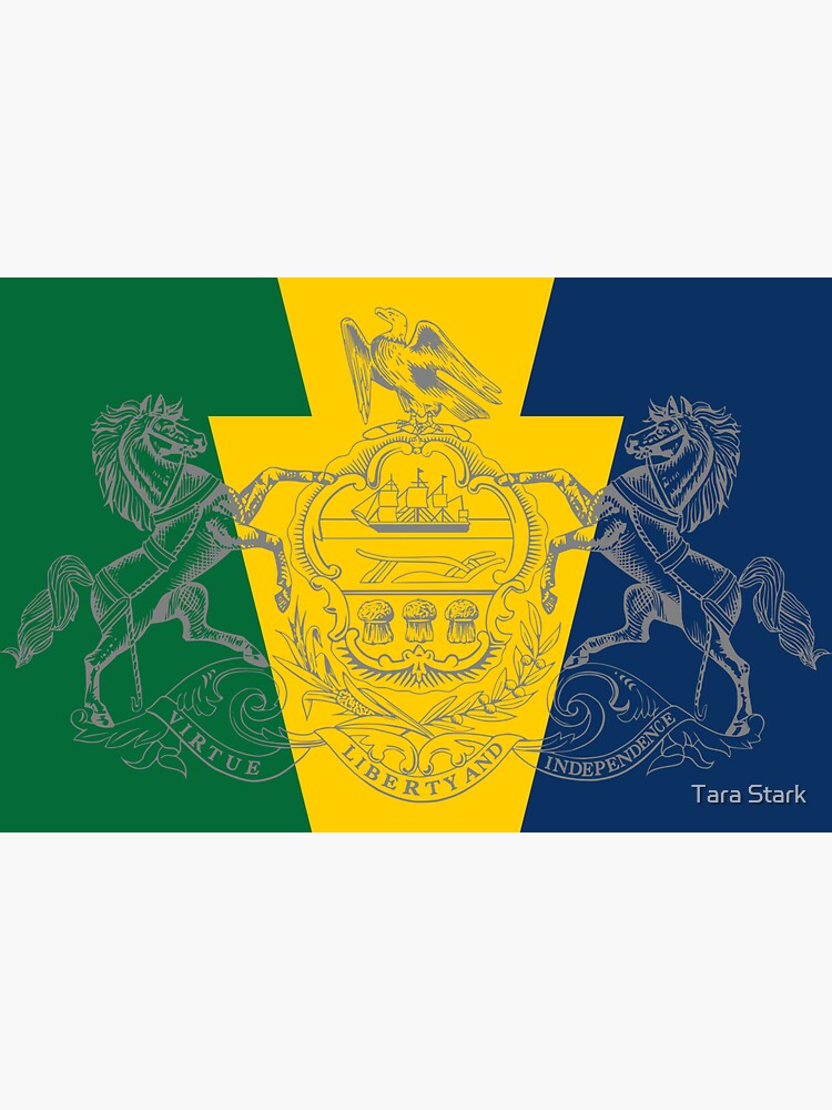 "PA Keystone Flag Tradition" Sticker for Sale by TheTaraStark | Redbubble