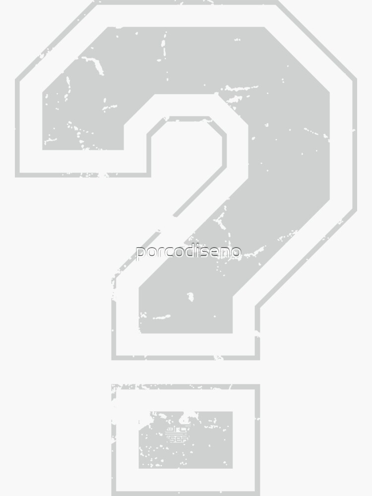 "Question ? Mark Gray Jersey Sports Athletic Player" Sticker for Sale ...