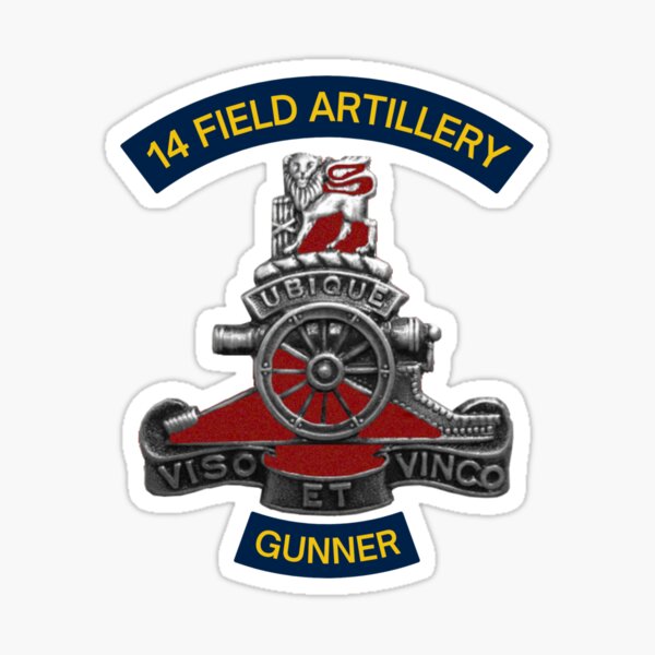 "14 Field Artillery SADF Gunner" Sticker for Sale by Hello-Green ...