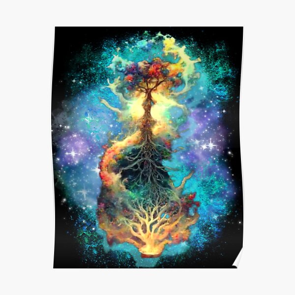 "celestial tree of life" Poster for Sale by TjsDesignsnMore | Redbubble