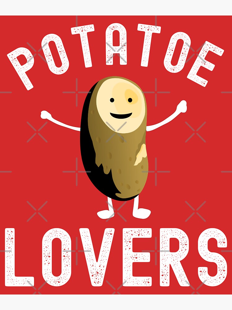 "Potato lover - the coolest vegetable in the world" Sticker for Sale by ...