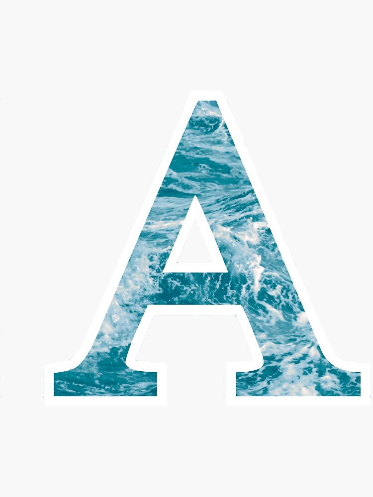 "Alpha Ocean" Sticker for Sale by AmandaLetasz | Redbubble